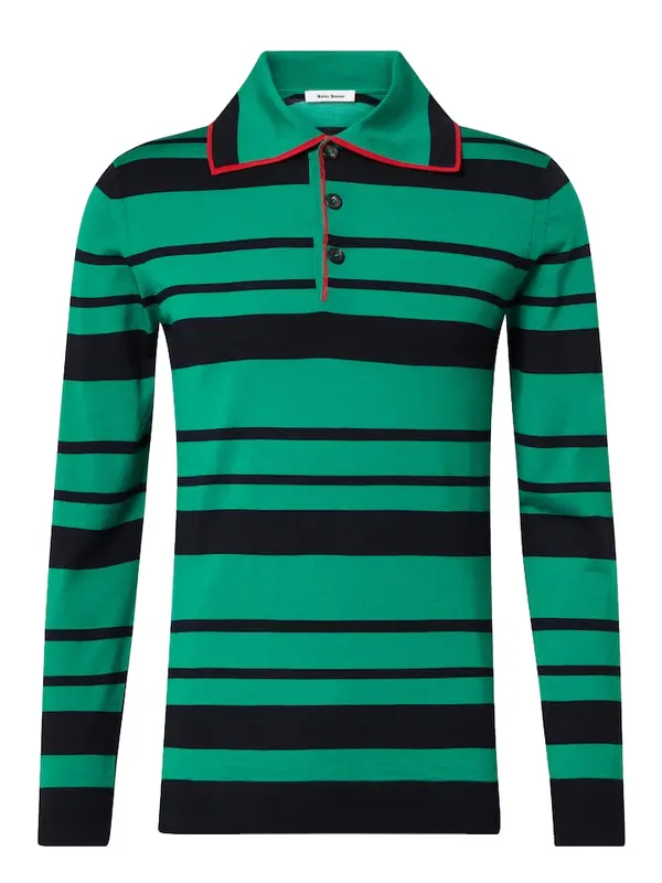 WALES BONNER Sitar Wool And Silk Sweater - Multicoloured