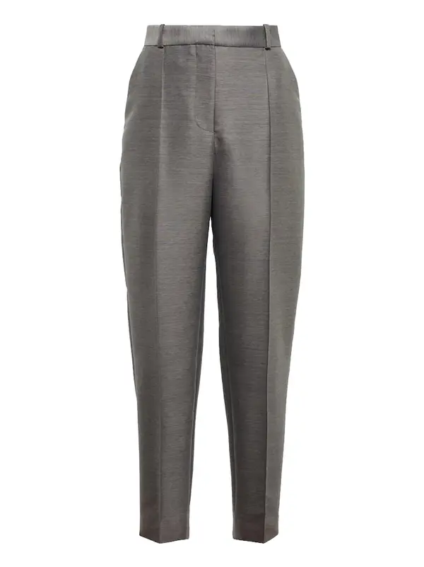 TOTEME Mid-rise Straight Pants - Grey
