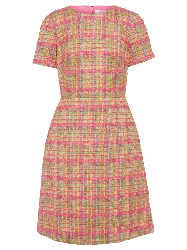 Carolina Herrera Checked Midi Dress - Multicoloured