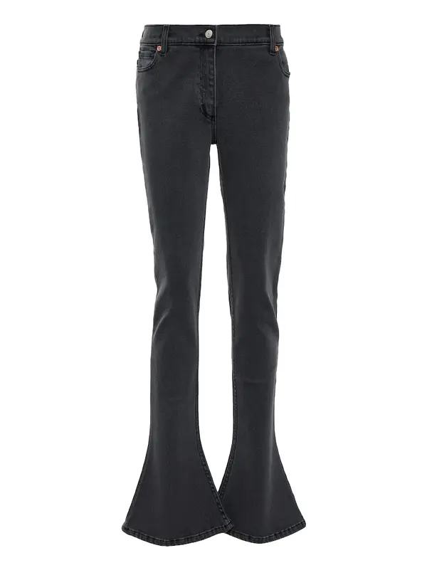 Magda Butrym Flared Slim Jeans - Grey