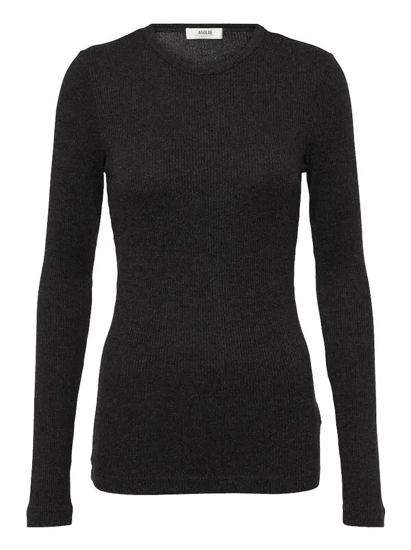 AGOLDE Delphi Top - Brown