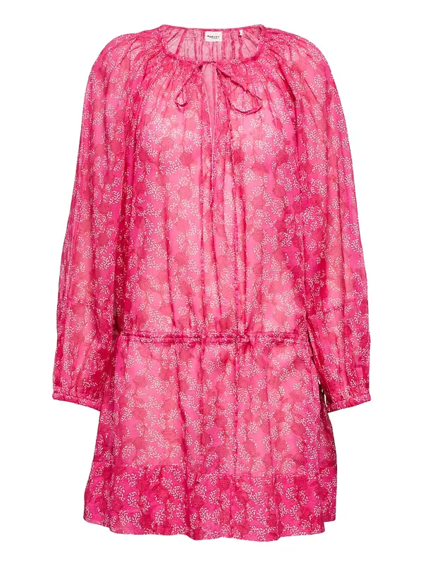 MARANT ETOILE Parsley Floral Tunic Dress - Multicoloured