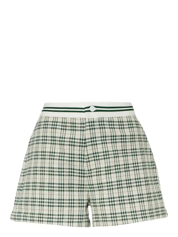 The Upside Grove Tommy Cotton-blend Shorts - Multicoloured