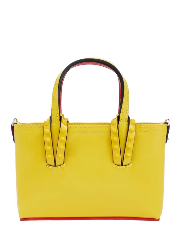 CHRISTIAN LOUBOUTIN Cabata Nano Tote - Yellow