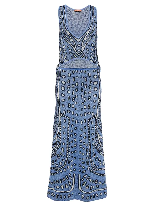 Altuzarra Hannah Jacquard Knit Midi Dress - Multicoloured