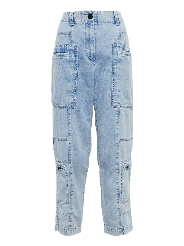 Proenza Schouler High-rise Cargo Jeans - Blue
