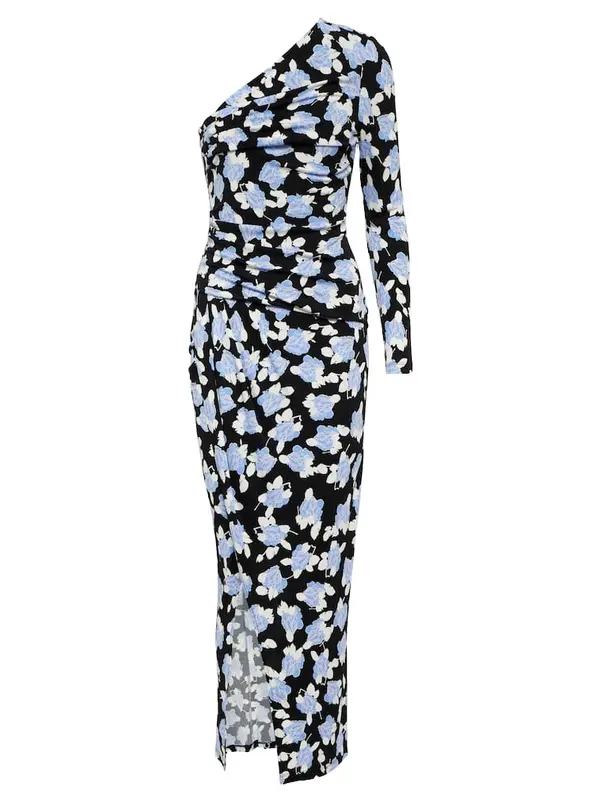 Diane Von Furstenberg Kitana One-shoulder Maxi Dress - Multicoloured
