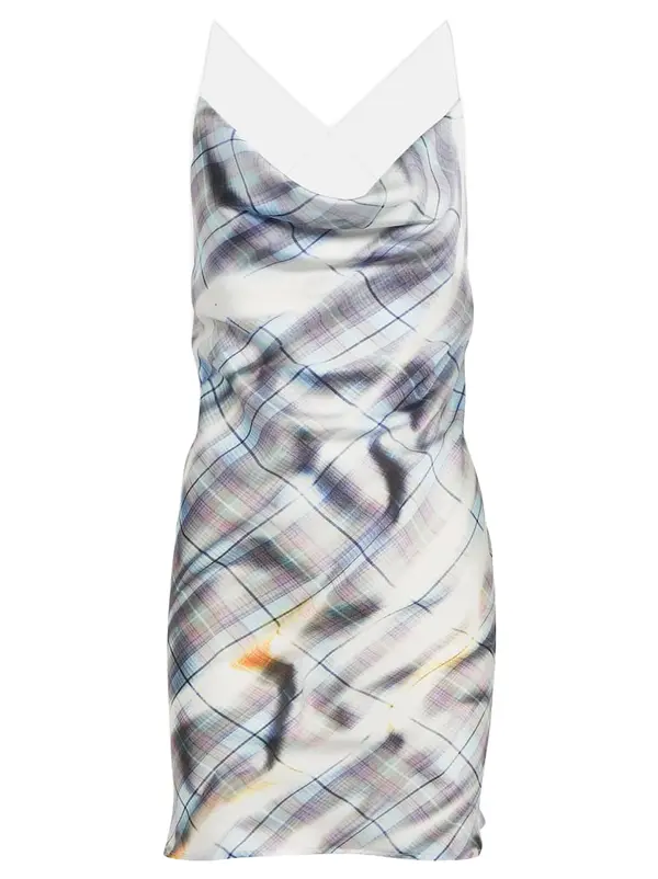 Y/project Invisible Strap Slip Dress - Multicoloured