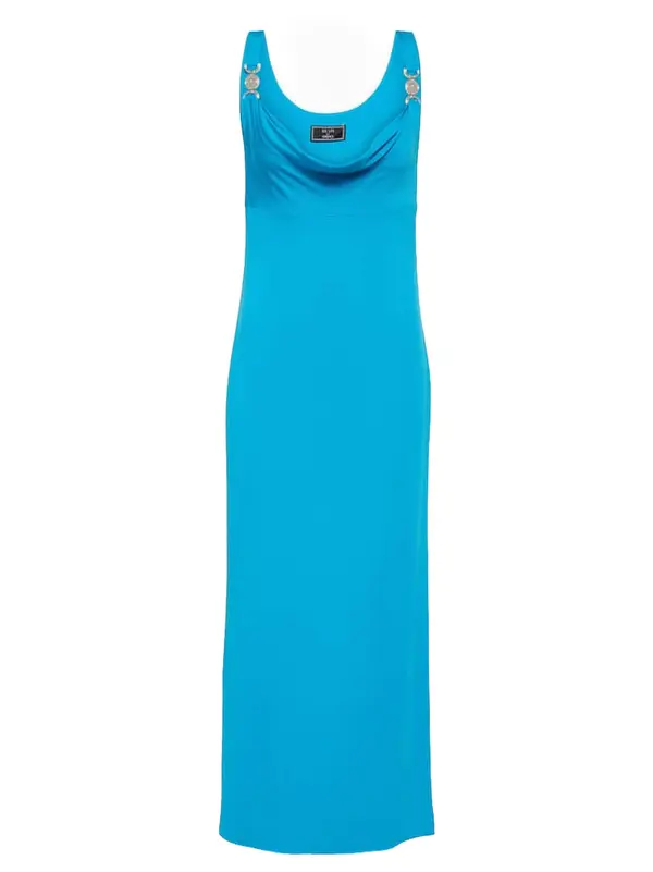 Versace Medusa '95 Jersey Maxi Dress - Blue