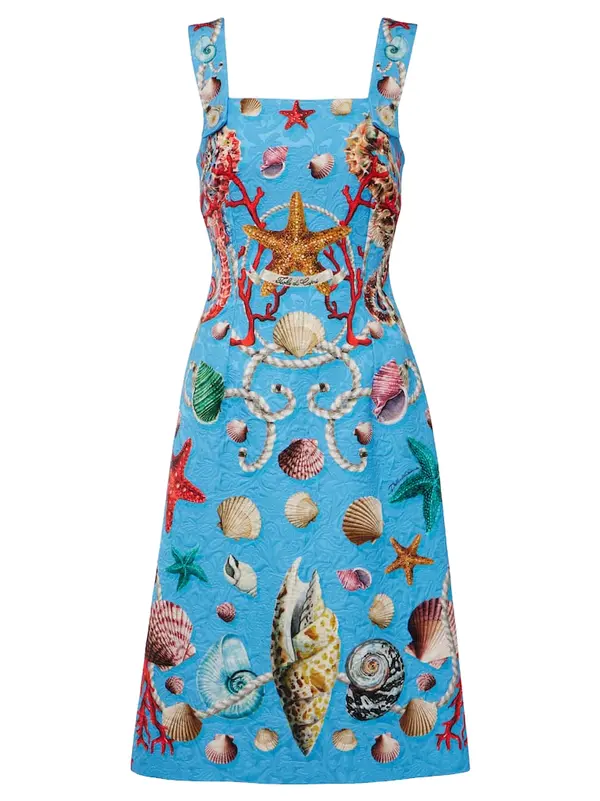 Dolce & Gabbana Capri Printed Minidress - Multicoloured