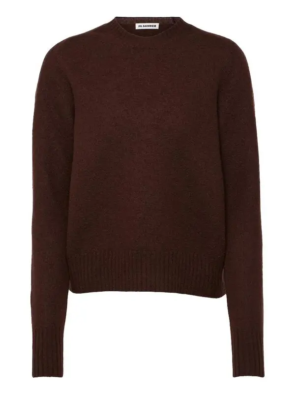 JIL SANDER Wool Sweater - Brown