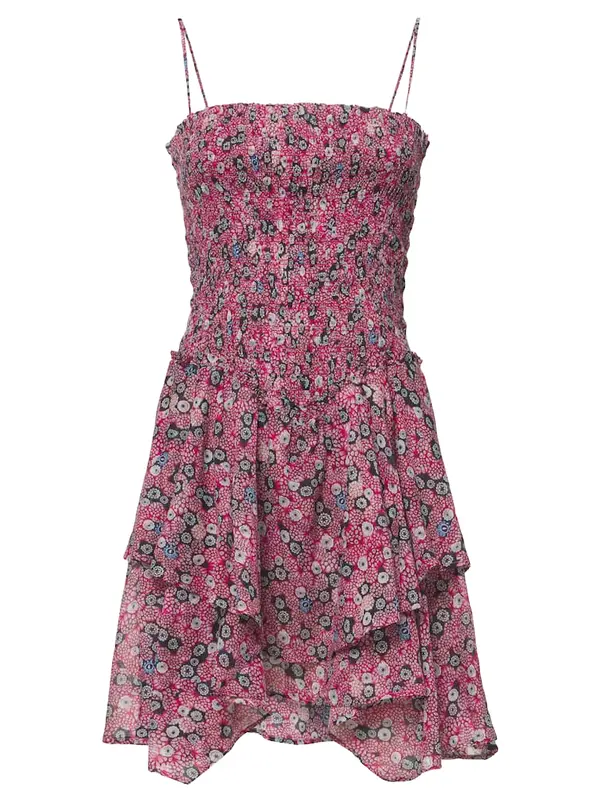 MARANT ETOILE Anka Printed Mini Dress - Multicoloured