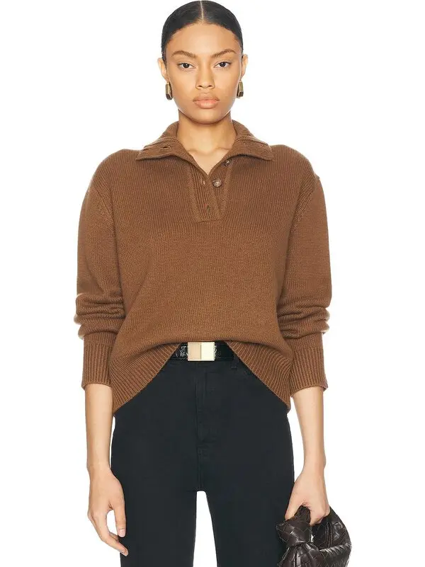 NILI LOTAN Renata Sweater - Coffee