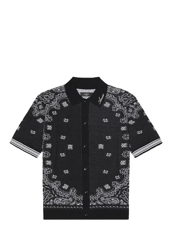 Amiri Bandana Shirt - Black