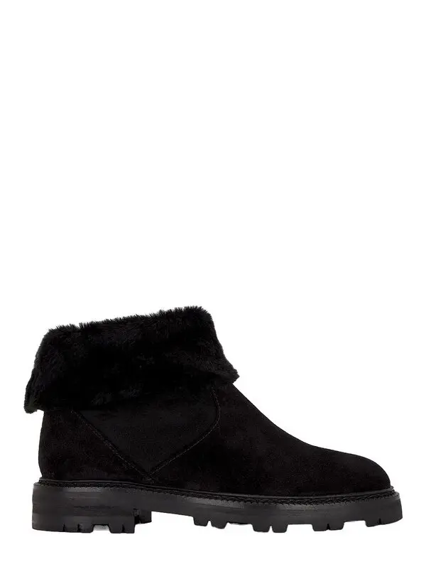 Manolo Blahnik Tomosa Suede Boots - Black