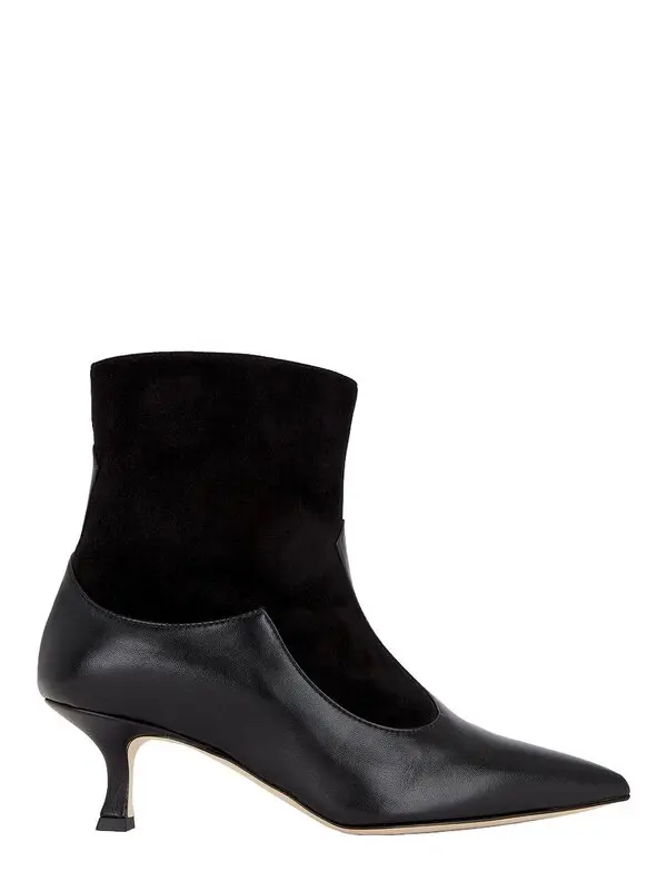 Manolo Blahnik Atalanta 50 Nappa Boot - Black