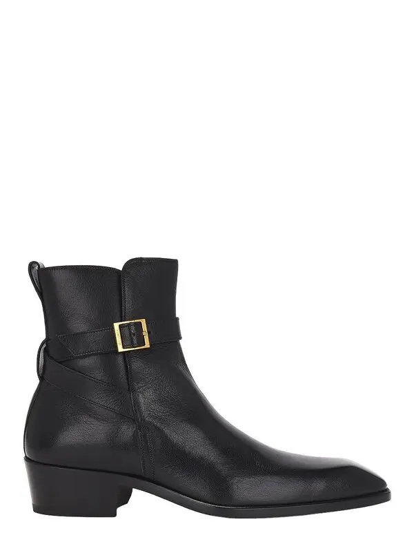 TOM FORD Kenneth Buckle Boot - Black