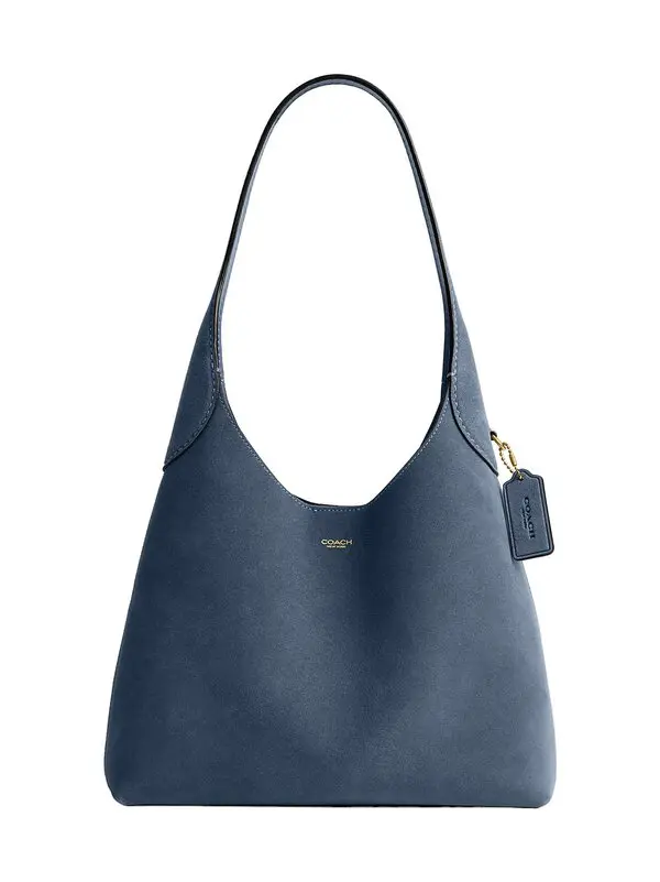 COACH Brooklyn Shoulder Bag - Brass/light Denim