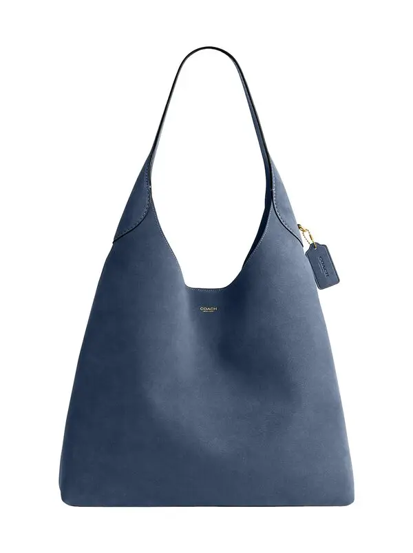 COACH Brooklyn Shoulder Bag - Brass/light Denim