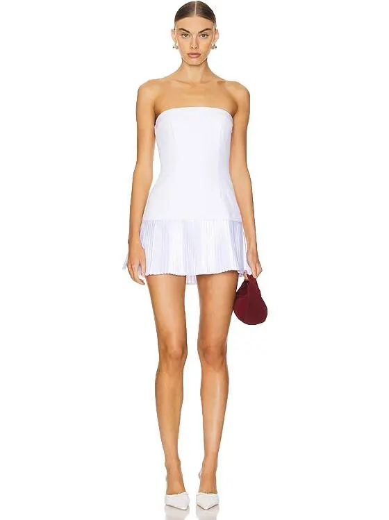 MORE TO COME Lenore Mini Dress - White