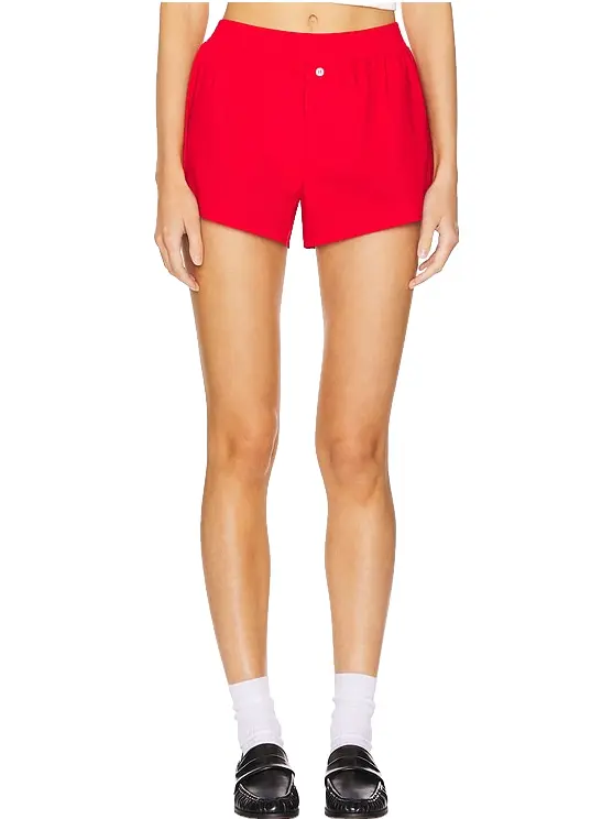 Superdown Justine Relaxed Short - Red