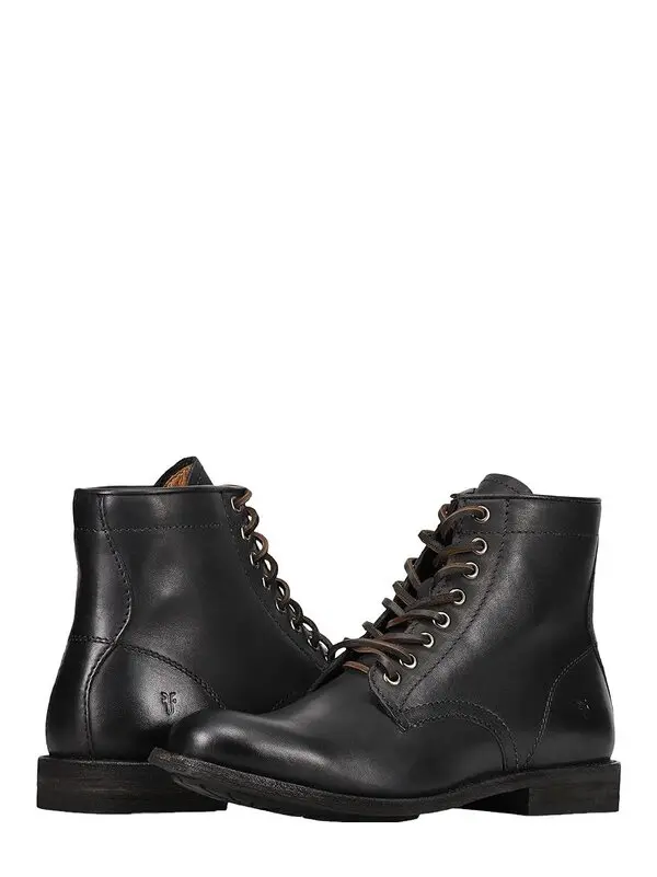 THE FRYE COMPANY Tyler Flex Lace Up Boots - Black