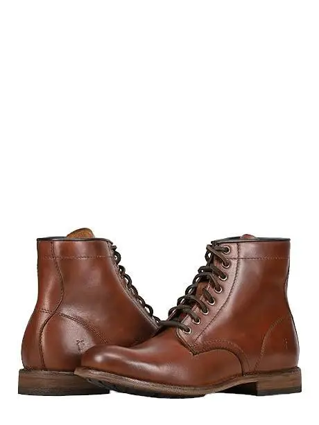 THE FRYE COMPANY Tyler Flex Lace Up Boots - Tan