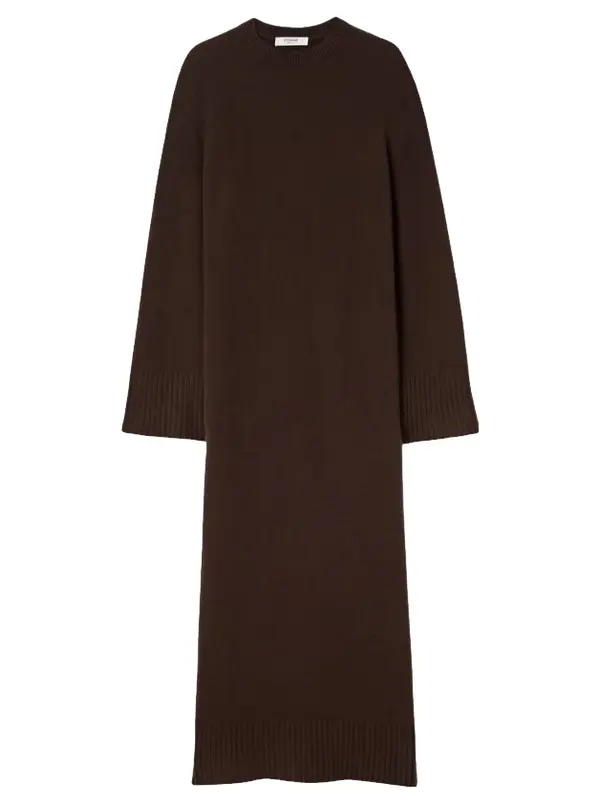 FFORME Ainsley Wool-cashmere Maxi Dress - Brown