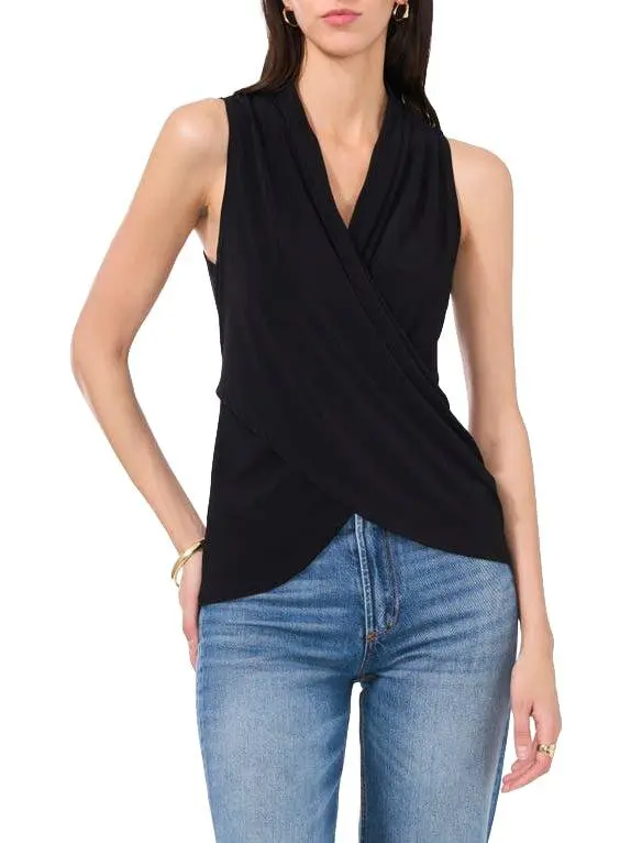 Vince Camuto Crossover Tank - Rich Black