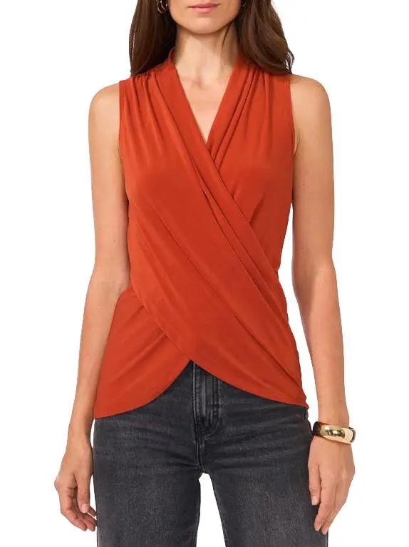 Vince Camuto Crossover Tank - Rust