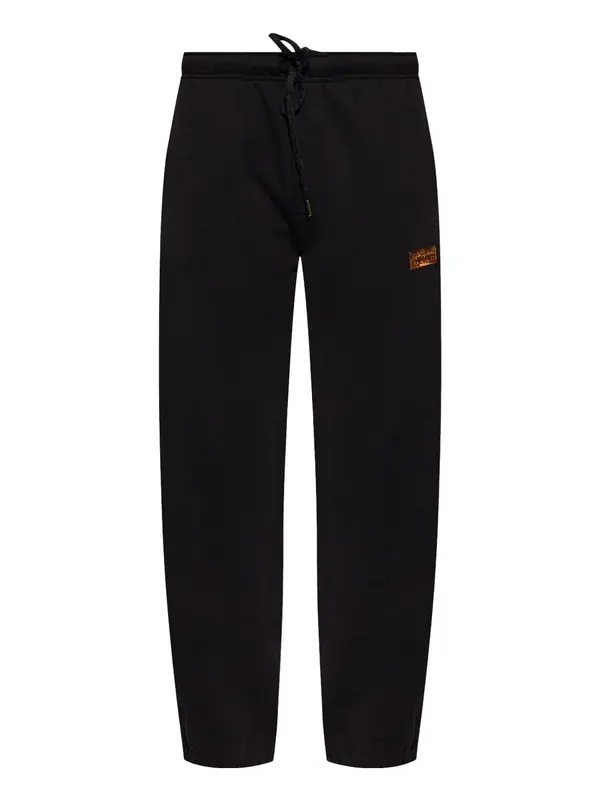 Versace Cotton Track Pants - Black