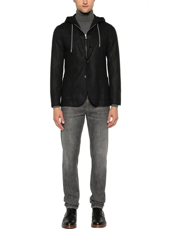 Eleventy Layered Blazer - Grey
