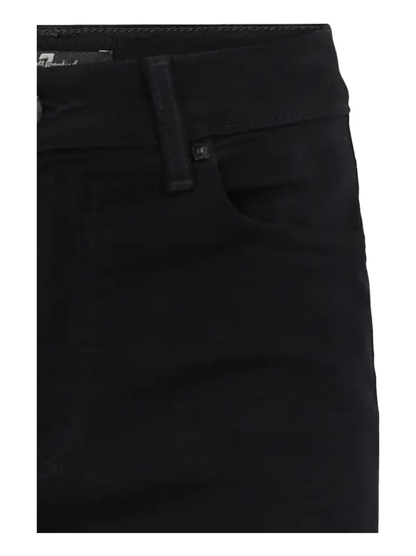 7 For All Mankind Alexa Cropped Jeans - Black