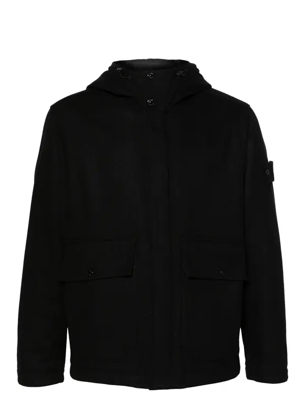 Stone Island Compass Badge Jacket - Black