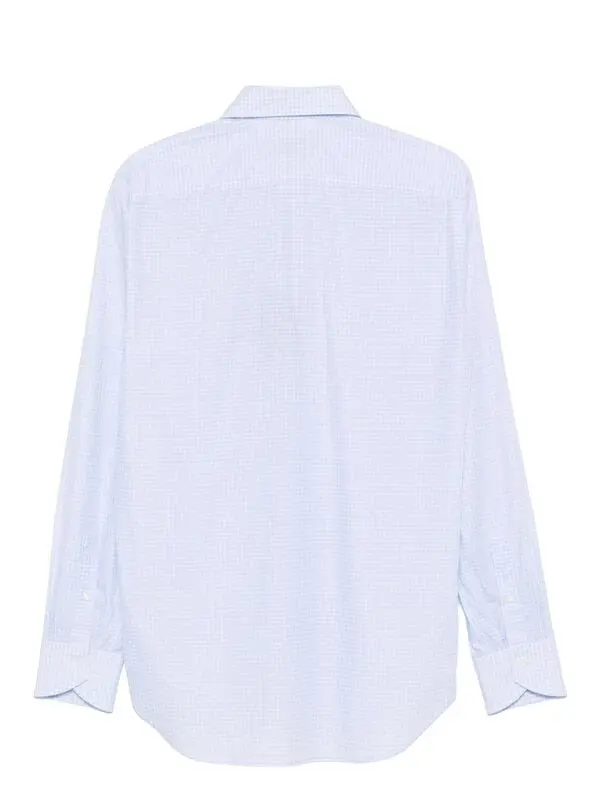 Canali Gingham Shirt - Blue