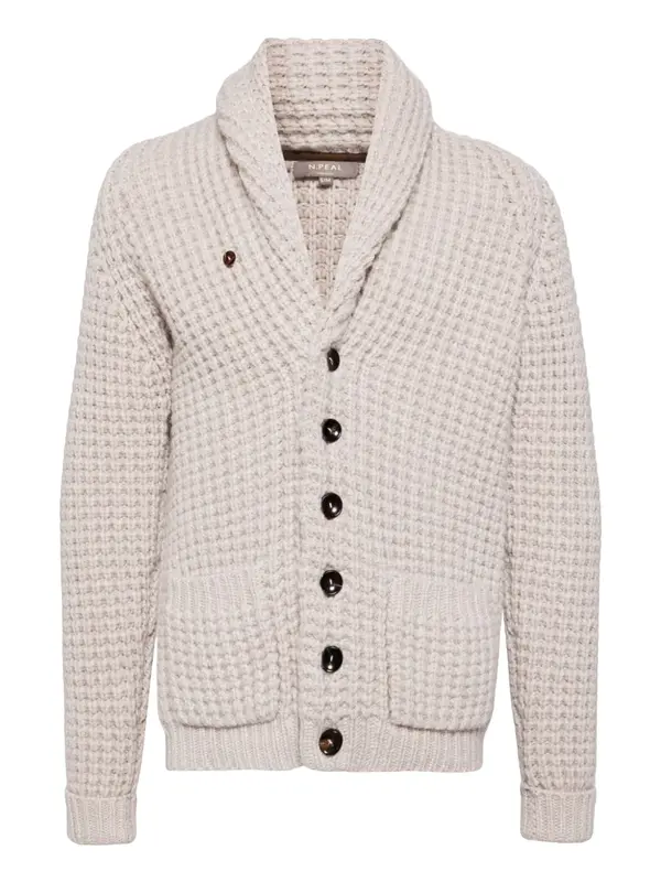 N.peal Kensington Cardigan - Neutrals