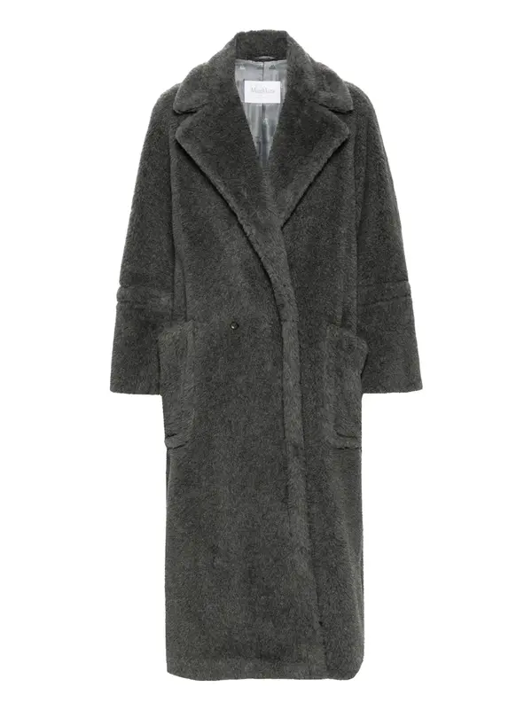Max Mara Kadiak Faux-fur Coat - Grey