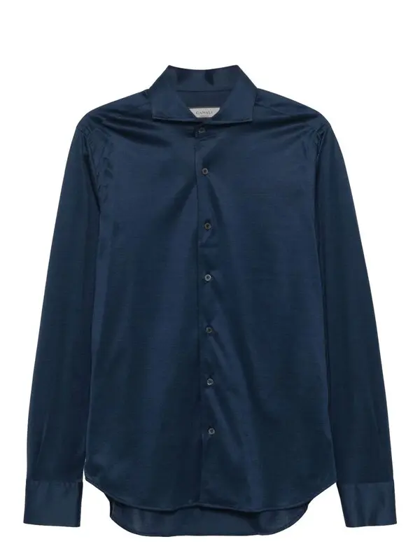 Canali Cotton Shirt - Blue
