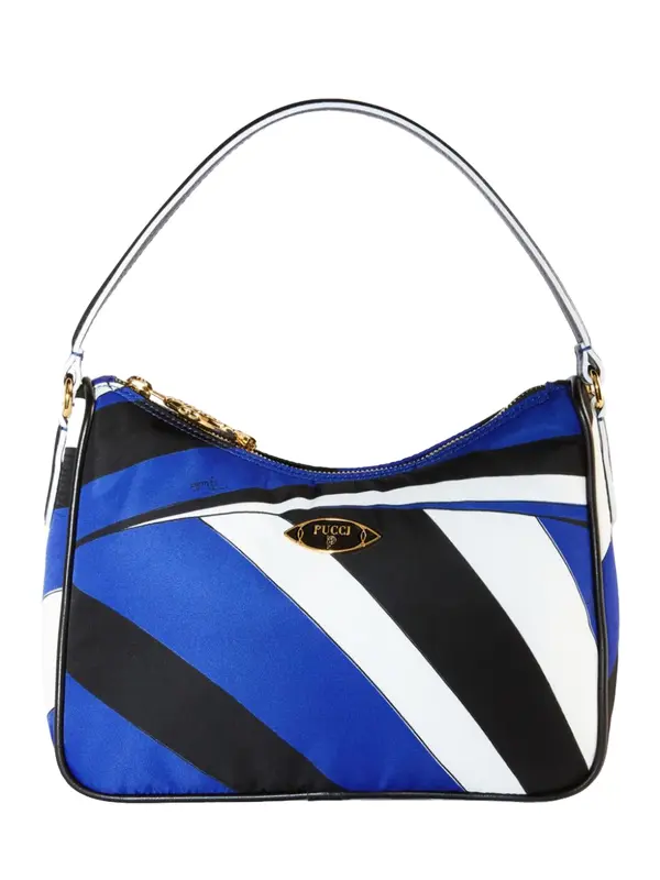 Emilio Pucci Top Zip Shoulder Bag - Blue