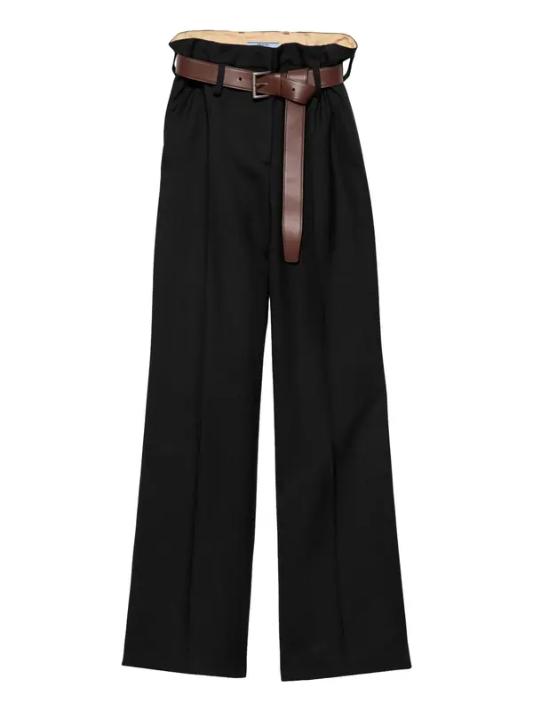 Prada Gabardine Pants - Black
