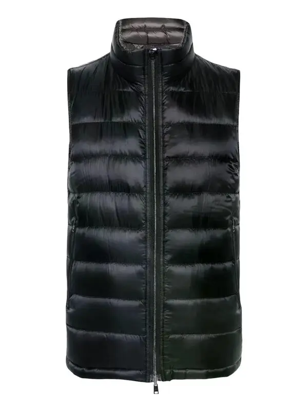 Herno Reversible Padded Gilet - Black