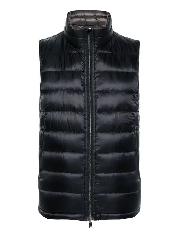 Herno Reversible Padded Gilet - Blue