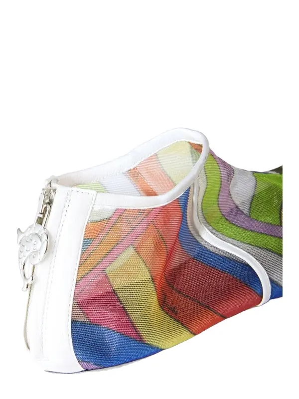 Emilio Pucci Iride-print Ankle Boots - Green