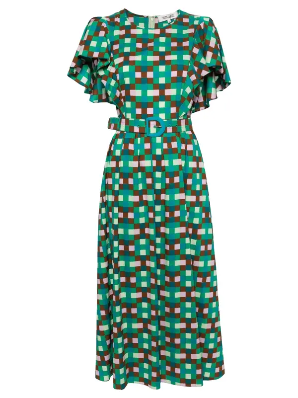 Diane Von Furstenberg Damon Dress - Green