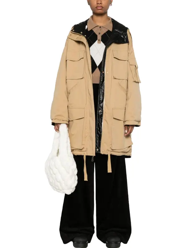 Dorothee Schumacher Reversible Cotton Parka - Brown