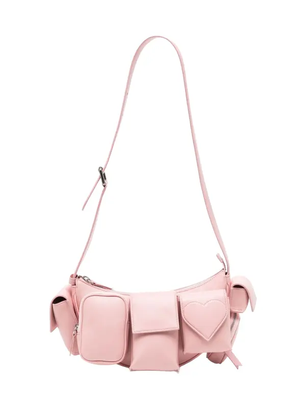 Fiorucci Super Pocket Leather Bag - Pink