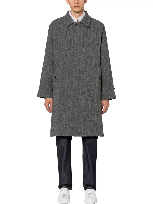 Mackintosh Belford Wool Coat - Grey