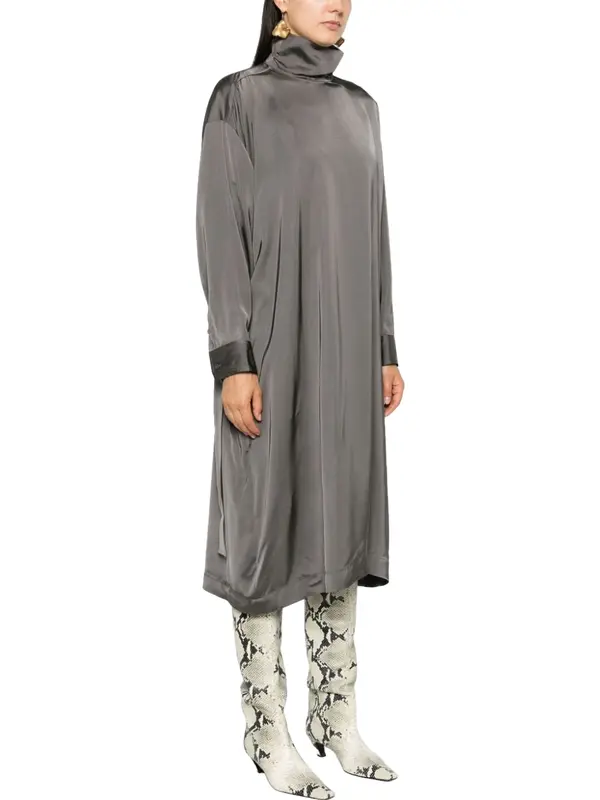 Fabiana Filippi Satin Dress - Grey
