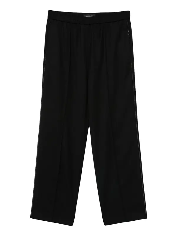 Fabiana Filippi Raised-seam Trousers - Black