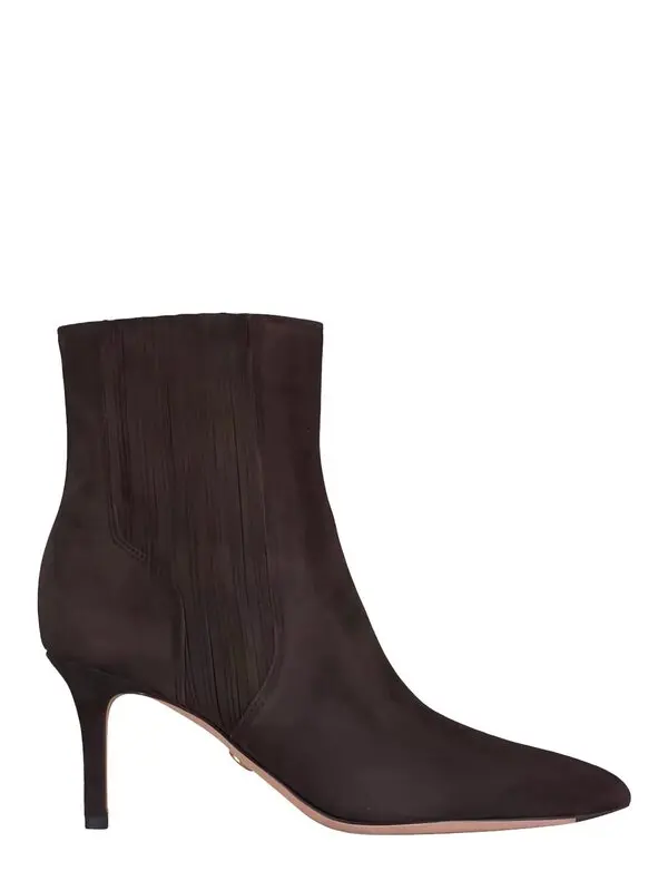 Veronica Beard Lila Ankle Boots - Brown